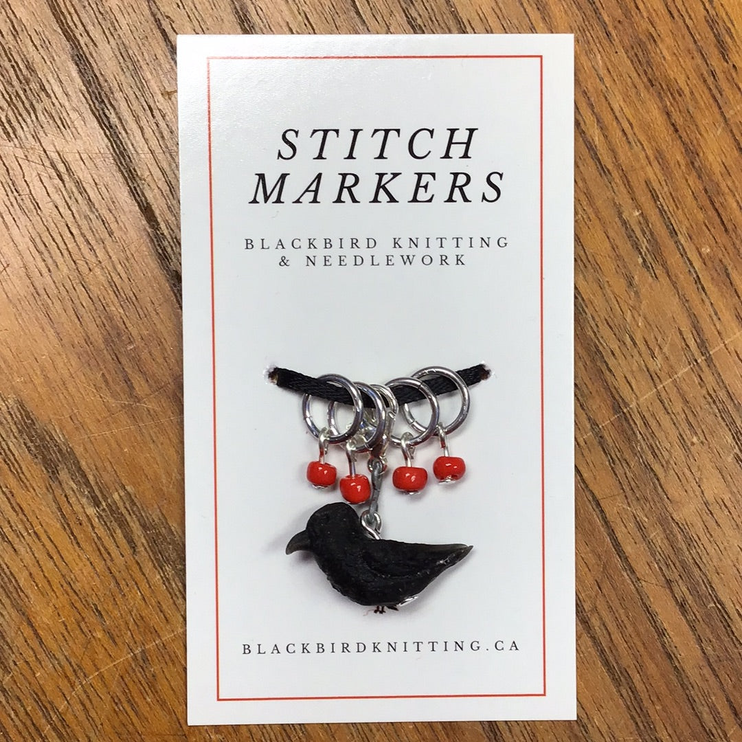 Blackbird Stitch Markers – Blackbird Knitting & Needlework